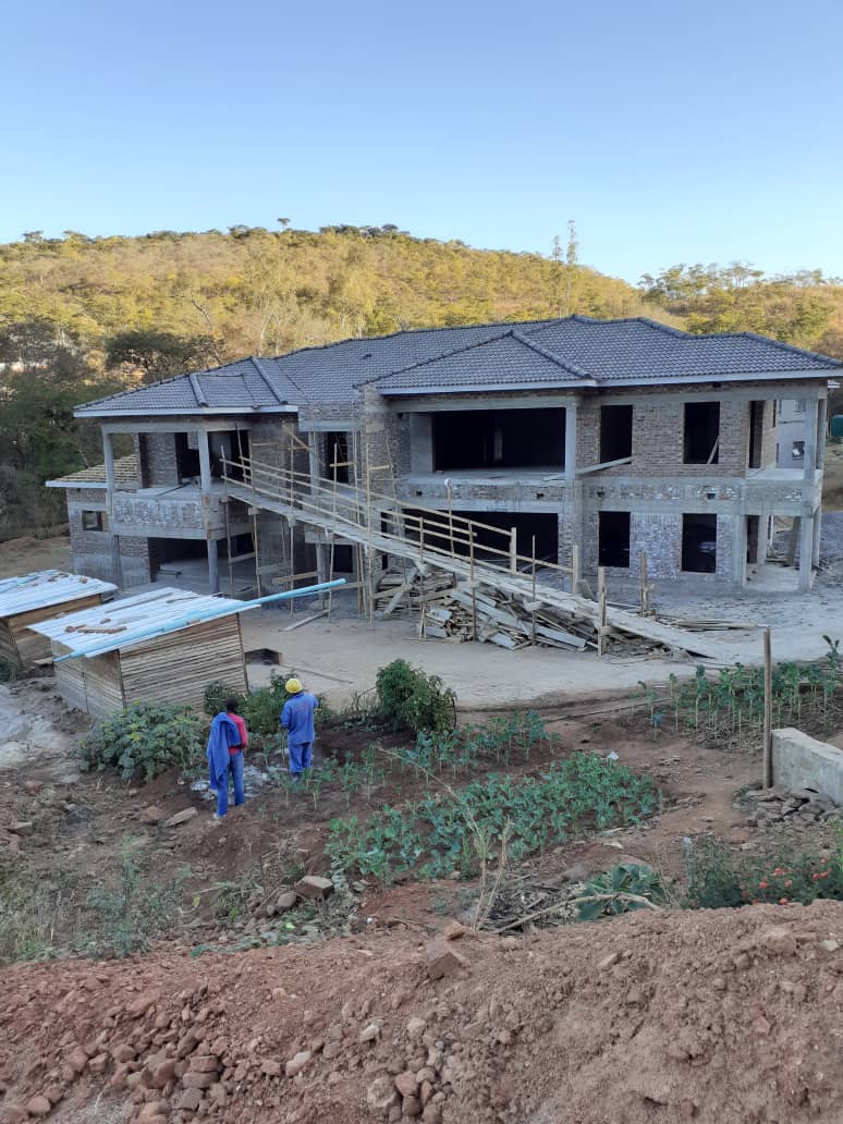 Construction of a double storey house - Jireh Construction